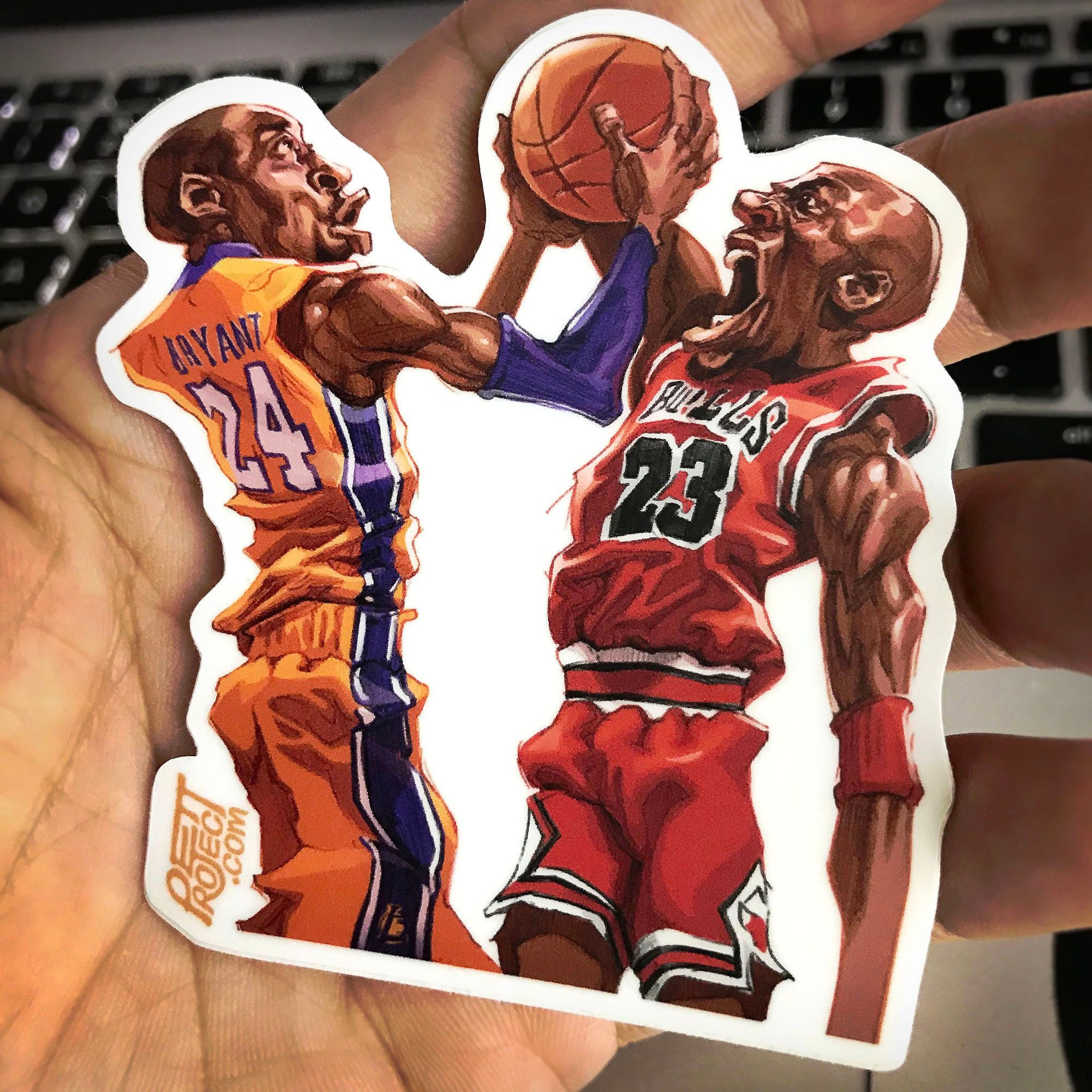 Jordan Sticker LA Decal Die Cut Stickers Hydroflask Laptop Decal - Etsy