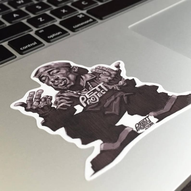 TUPAC STICKER 2pac Decal - Etsy