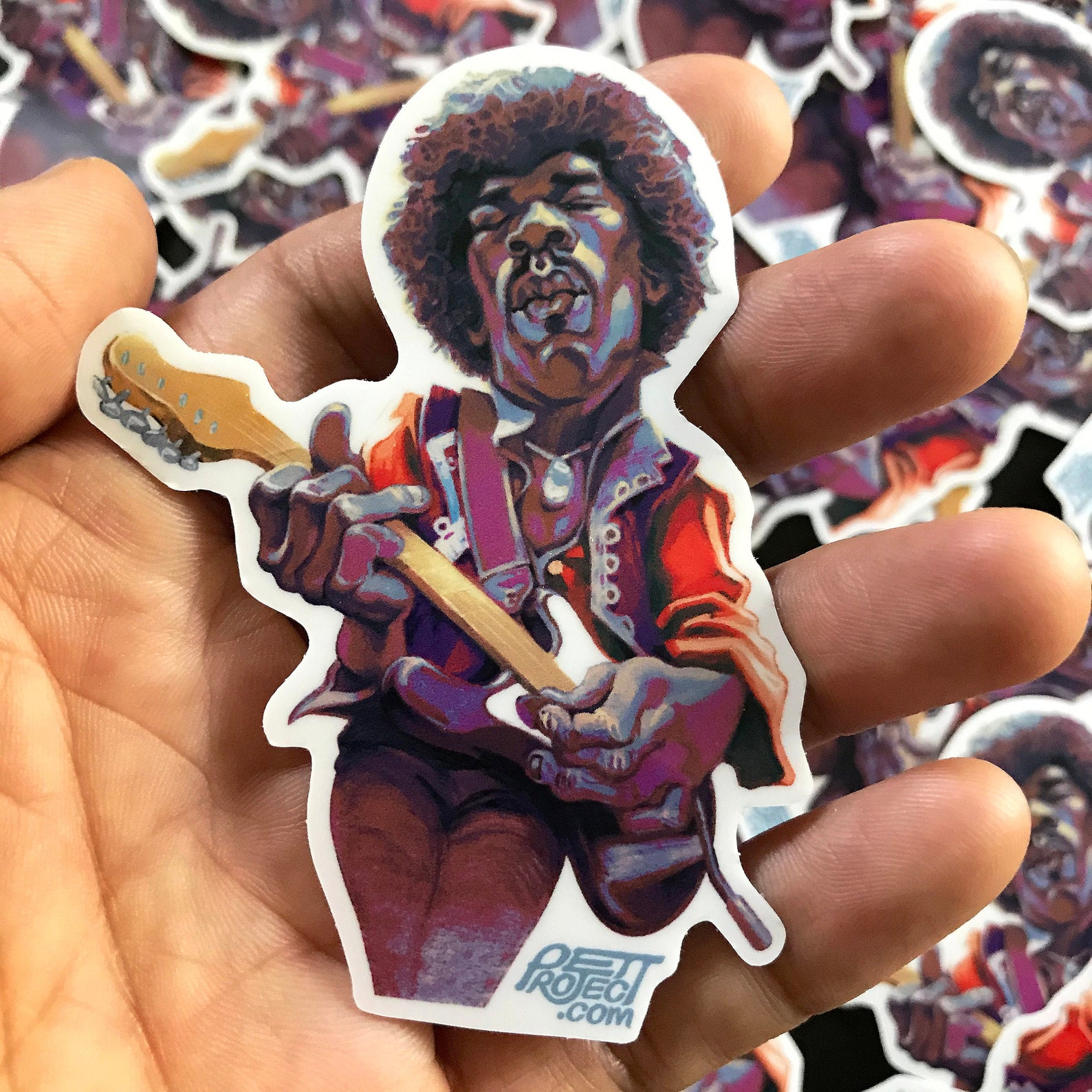 Jimi STICKER || Die Cut Vinyl Sticker Hydroflask Laptop Decal - Etsy