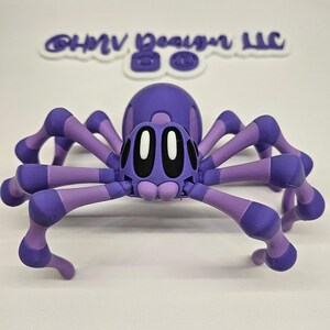 3D Printed Spider Fidget Toy Customizable Colors - Etsy