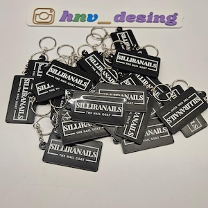 Custom Logo Keychains Bulk | 3D Printed Business Keychains ...