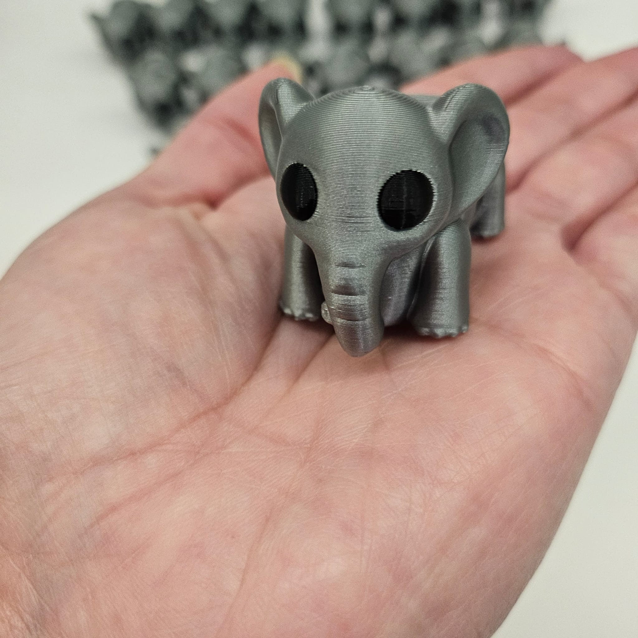 3D Printed Baby Elephant: Articulated Fidget Toy - Etsy