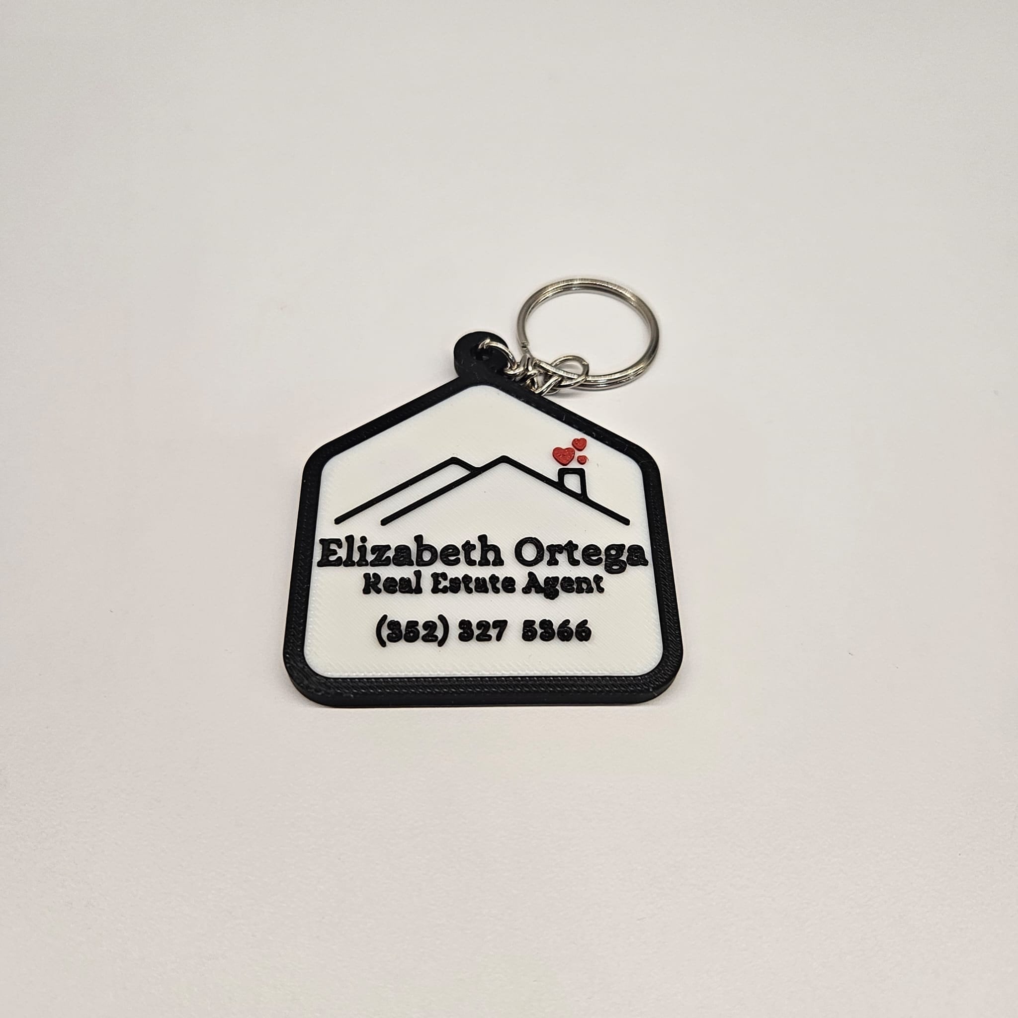 Custom Business Logo Keychain 3d Printed Business Logo Keychain
