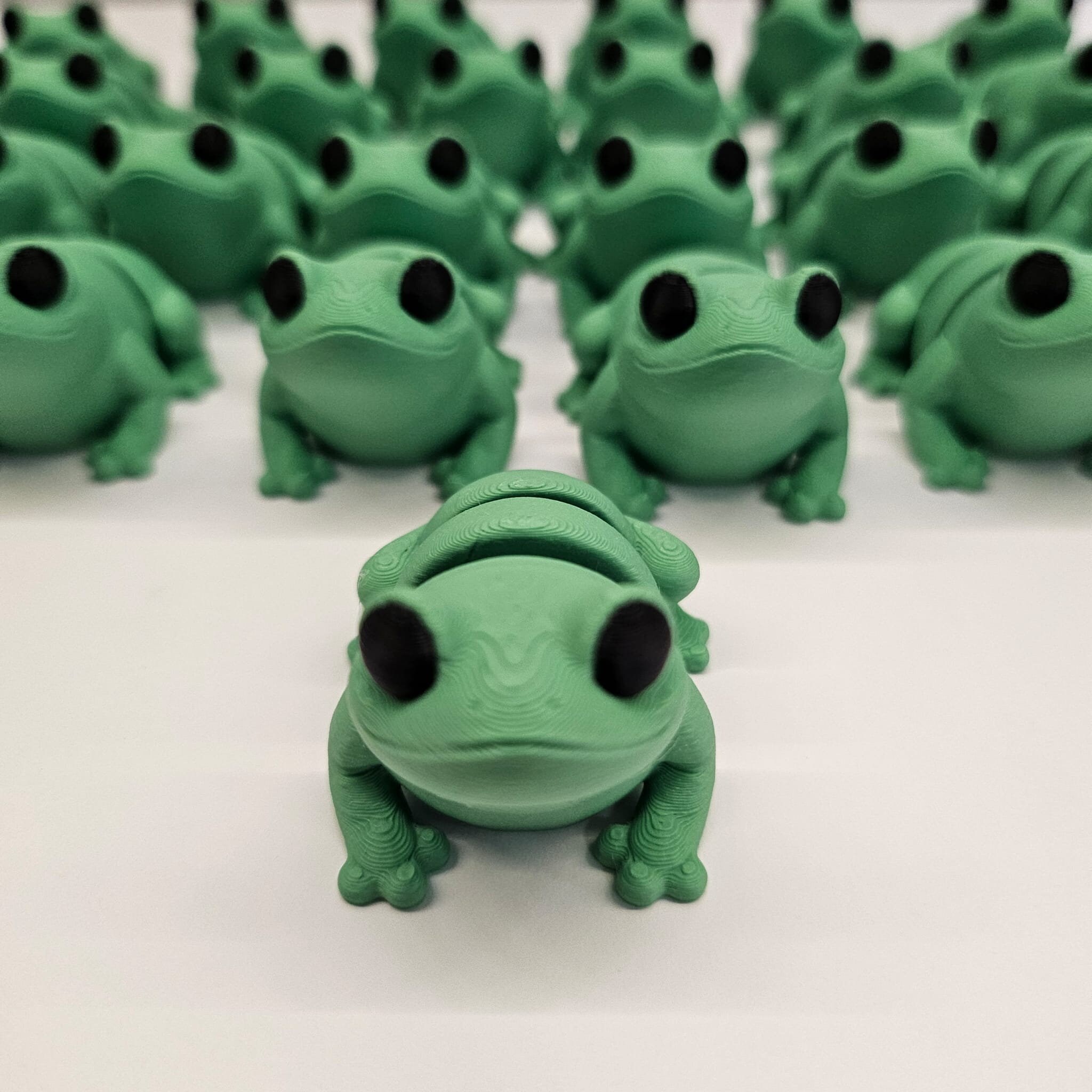 3D Printed Articulated Baby Frog: Flexible Fidget Toy - Etsy
