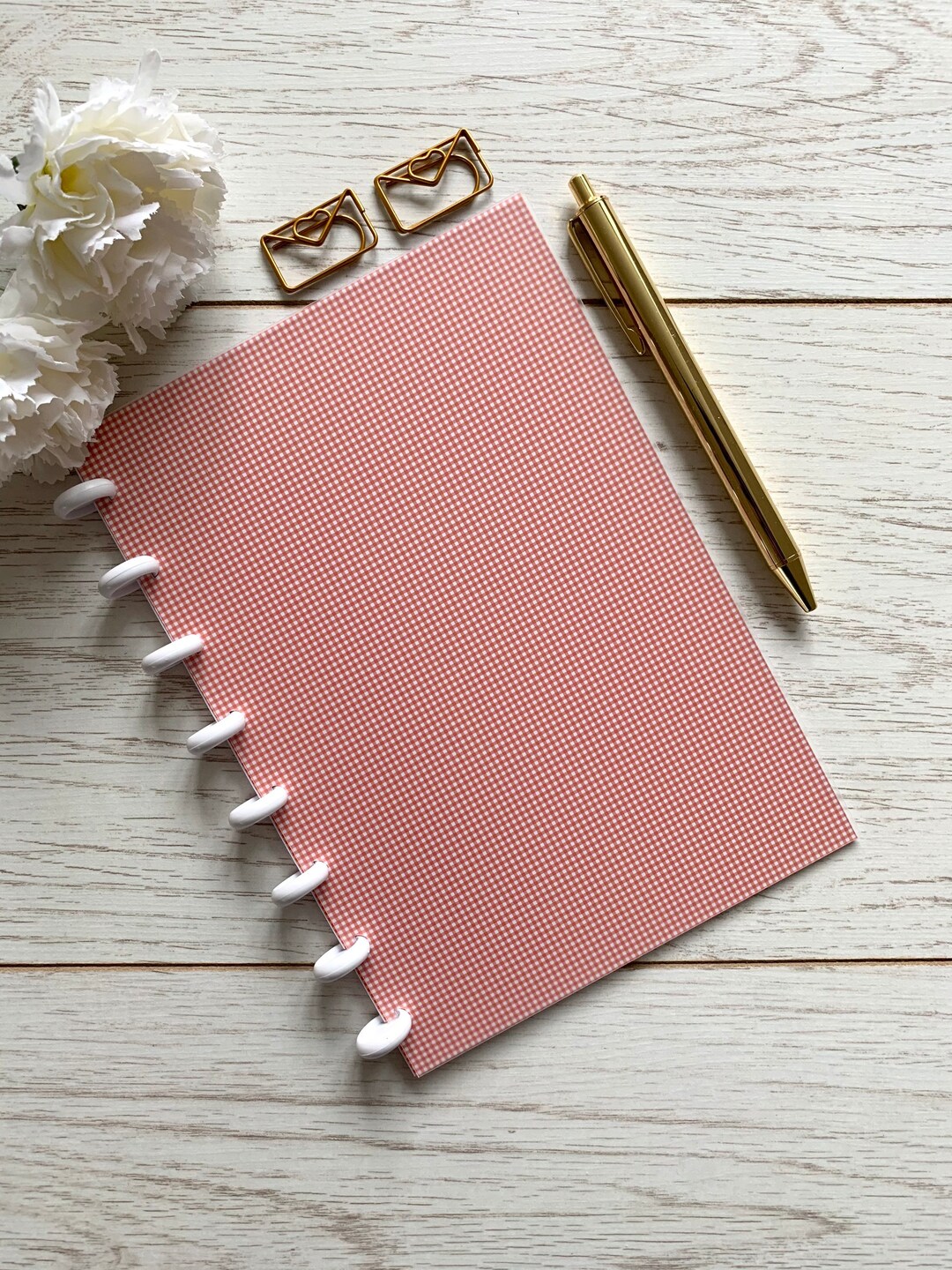 Red Gingham A5 Discbound Notebook Refillable A5 Discbound - Etsy UK