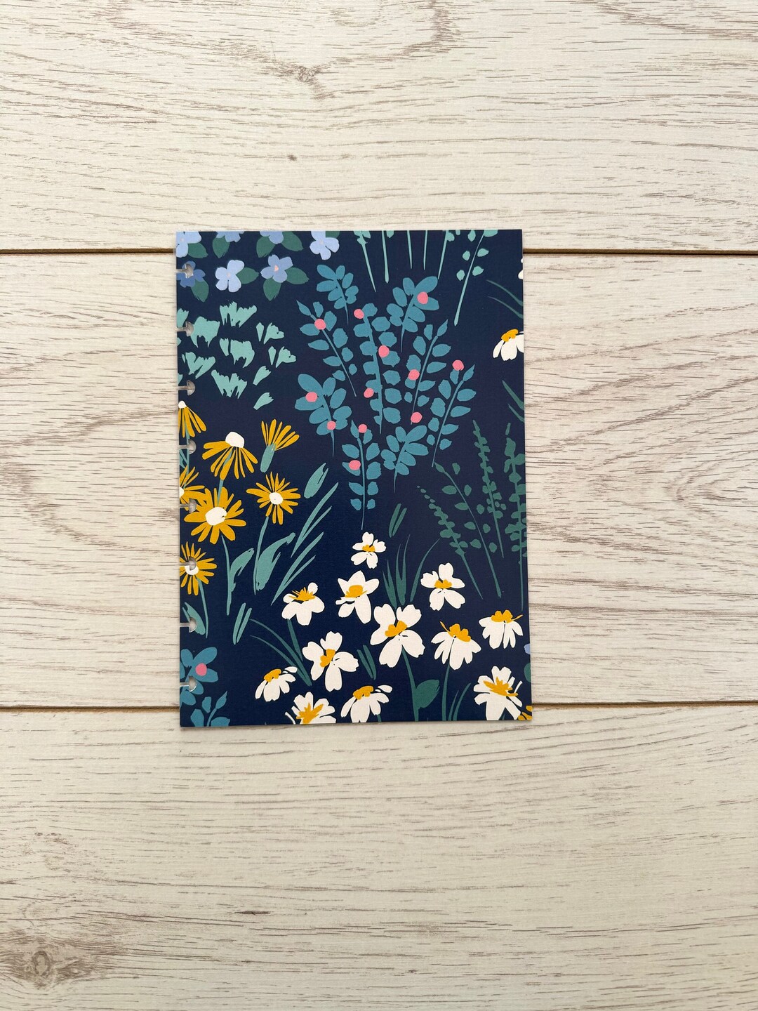 Floral A5 Discbound Notebook Cover | A5 Discbound Floral Planner Cover ...