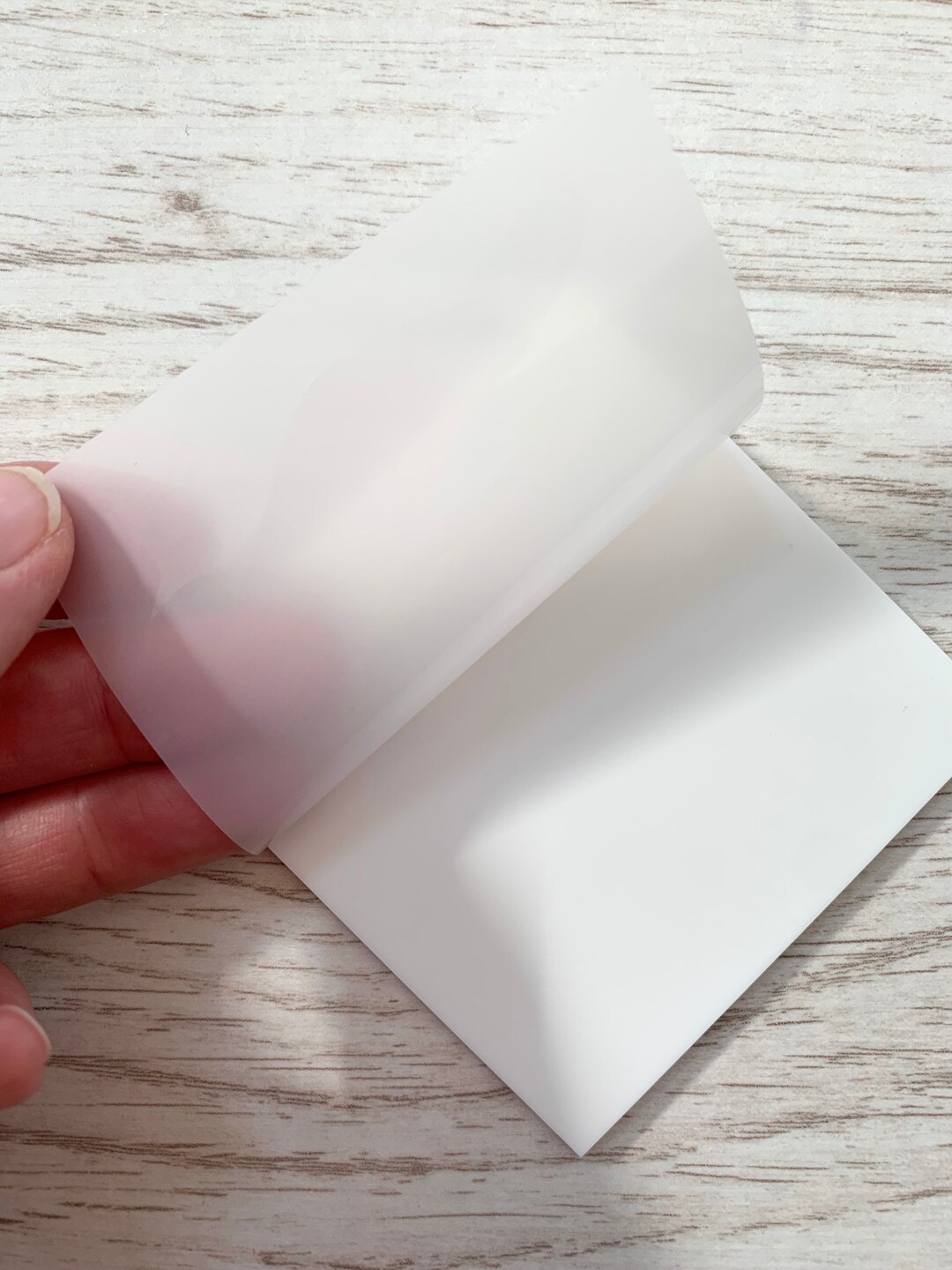 Square Transparent Sticky Notes | Square Revision Sticky Notes - Etsy