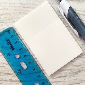 Small Rectangular Transparent Sticky Notes | Small Rectangular Revision ...