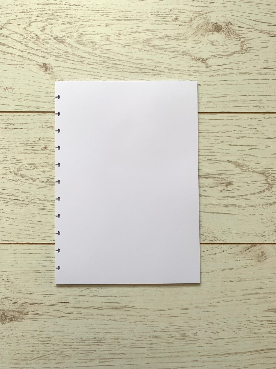 Plain Bright White A4 Discbound Planner Paper Refill | A4 120gsm Blank ...