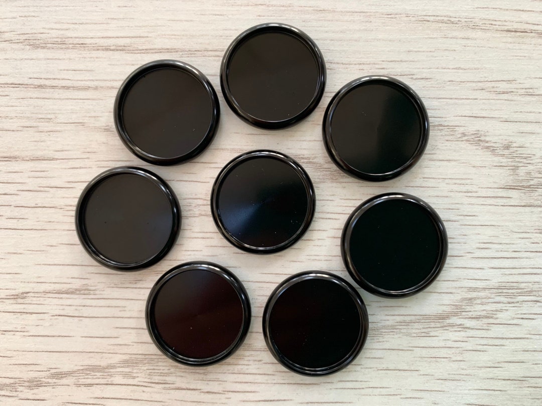 24mm Black Aluminium Binding Discs 0.9 Black Metallic Discbound Planner ...