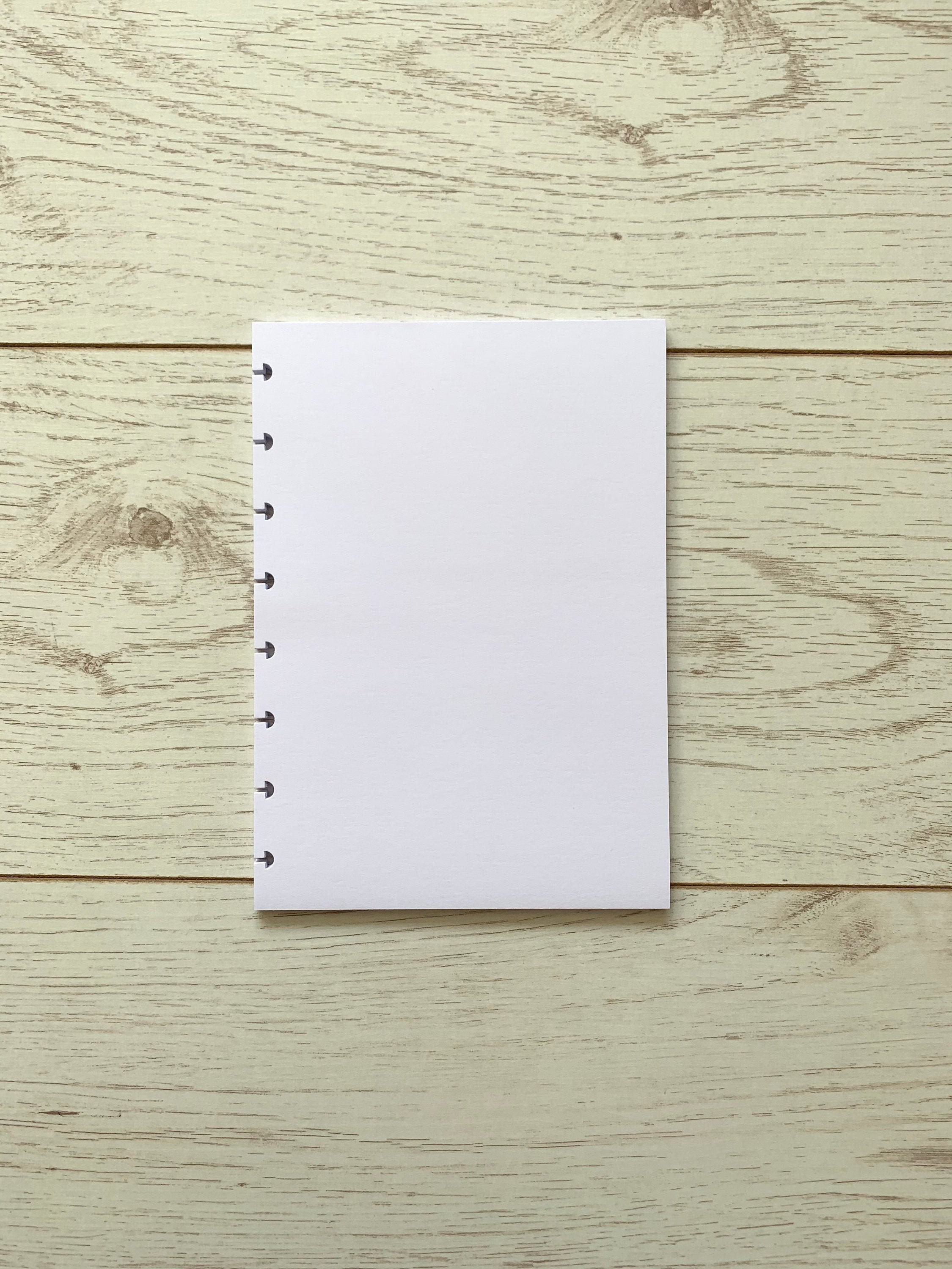 120gsm A5 Discbound Plain Paper A5 Discbound Blank Planner - Etsy UK