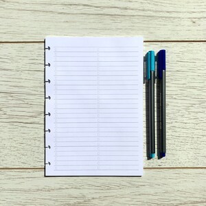A5 List Inserts for A5 Discbound Planners - Etsy UK