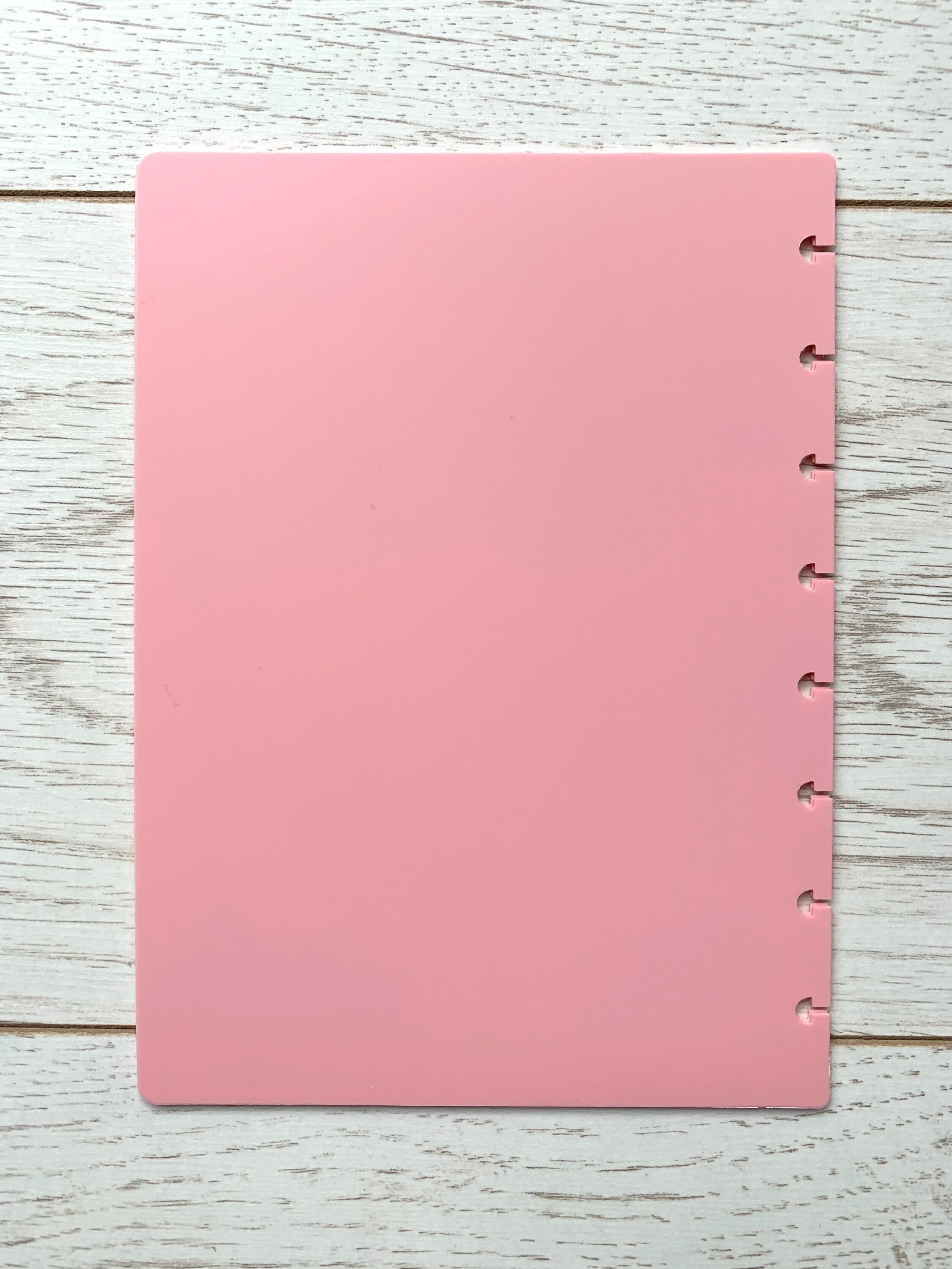 Pastel Pink A5 Wide Discbound Planner Cover Pink Cover for - Etsy