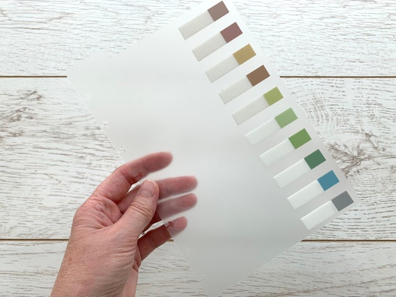 A5 Discbound Page Marker With Sticky Note Tabs A5 Discbound - Etsy