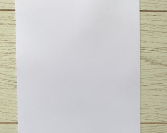 120gsm A4 Loose Leaf Bright White Plain Paper 120gsm A4 Unpunched Blank White Paper Etsy