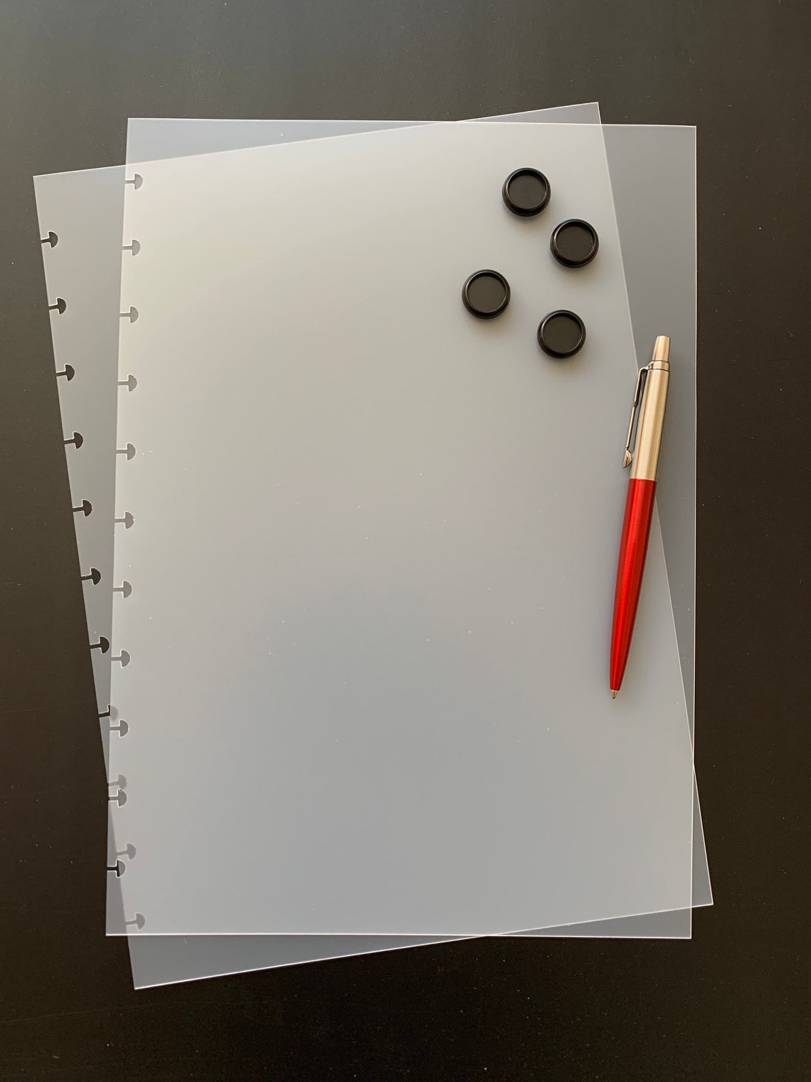 Frosted A4 Discbound Planner Covers - Etsy UK