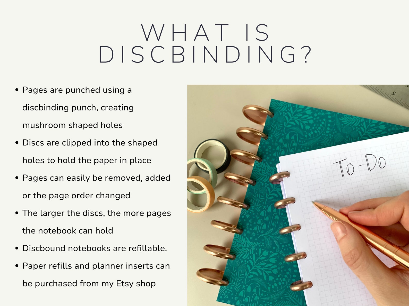 6 Top Tab Dividers for A4 Discbound Planners | A4 Top Tab Discbound ...