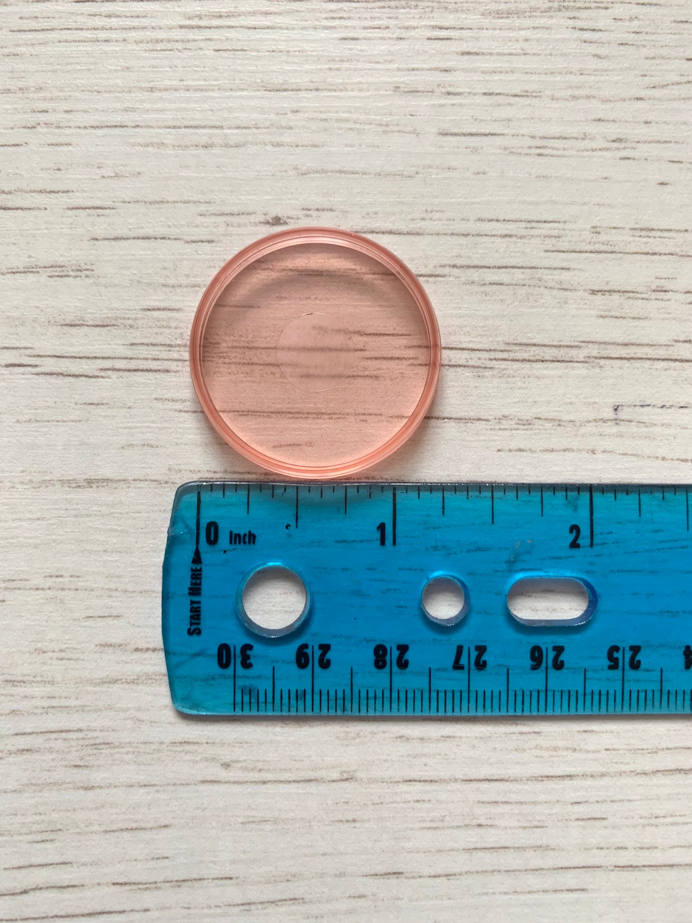 29mm Clear Pinky Red Discbound Planner Discs 1.25 Pink - Etsy UK