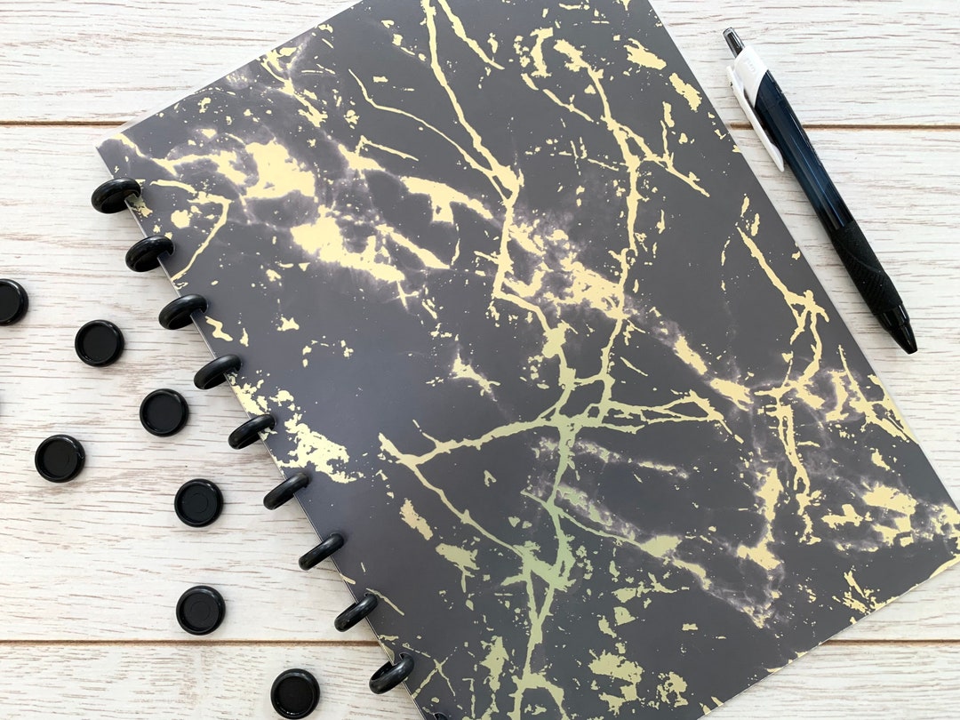 Black A4 Discbound Notebook | Refillable A4 Discbound Journal - Etsy