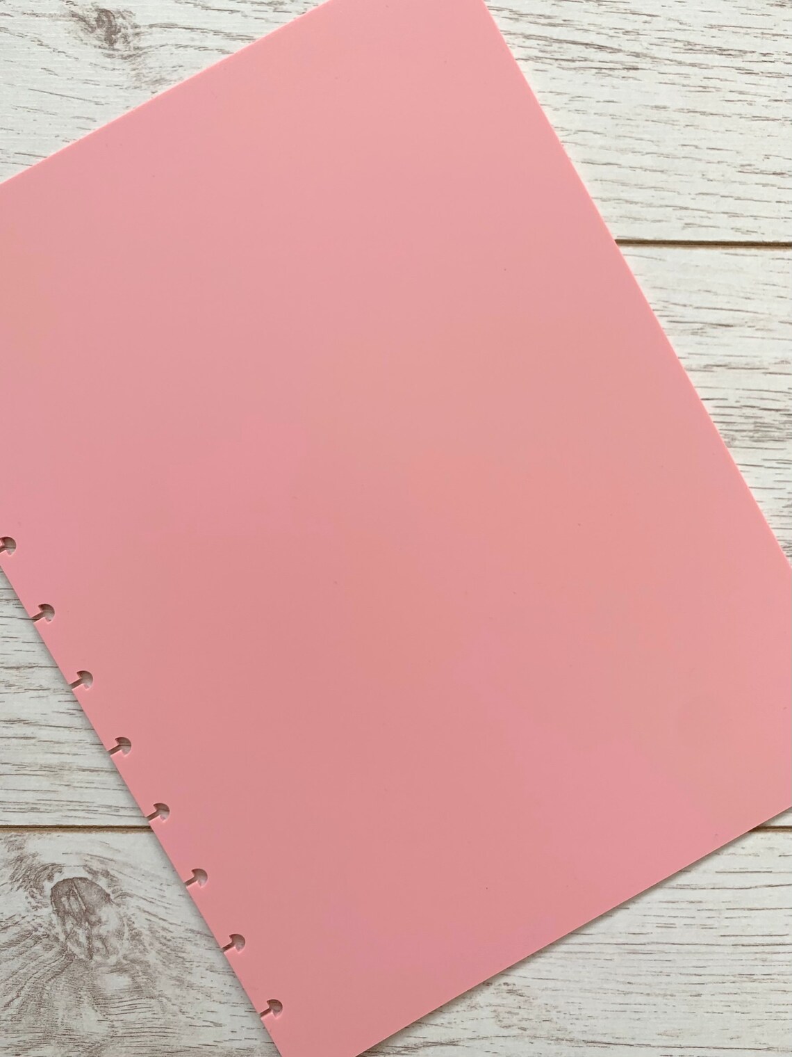Pastel Pink A4 Wide Discbound Planner Cover Set - Etsy
