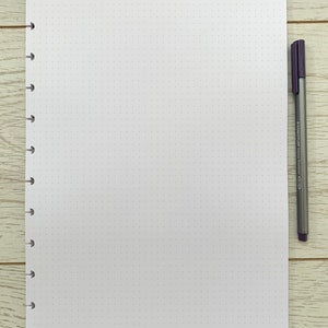 120gsm A4 Discbound Dot Grid Paper - Etsy