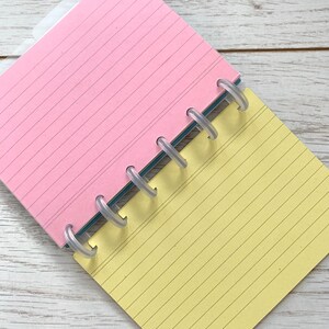 A6 Discbound Revision Card Bundle | A6 Exam Revision Cards (lined and ...