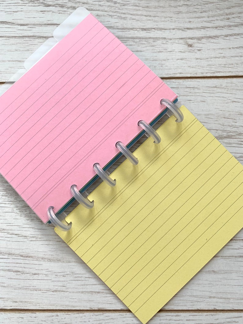 Discbound A6 Lined Exam Revision Card Bundle - Etsy UK