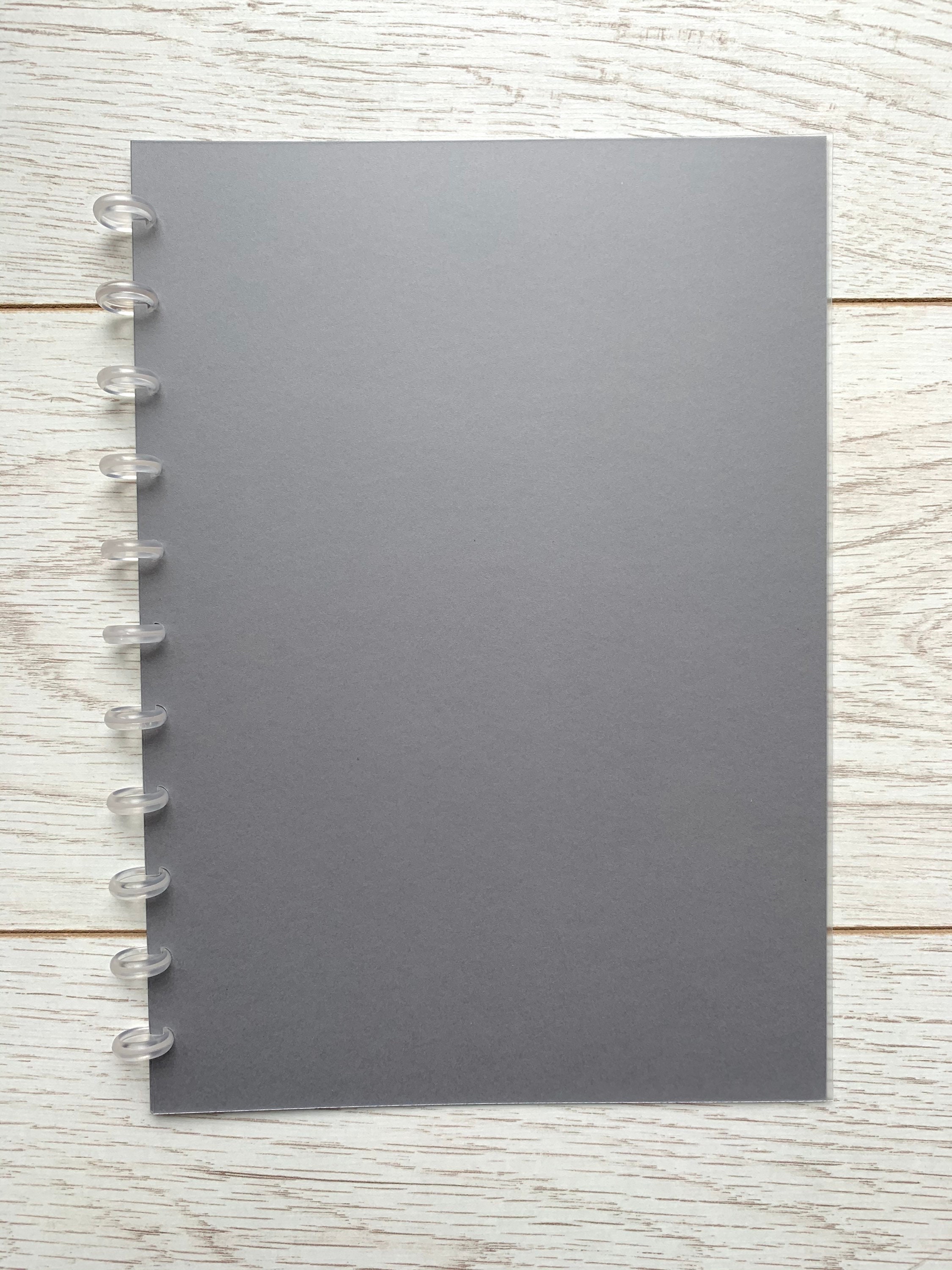 Refillable A4 Discbound Notebook Grey A4 Discbound Bullet - Etsy UK