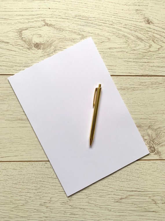 A4 Plain Paper 120gsm 50 Sheets UNPUNCHED Premium Paper | Etsy