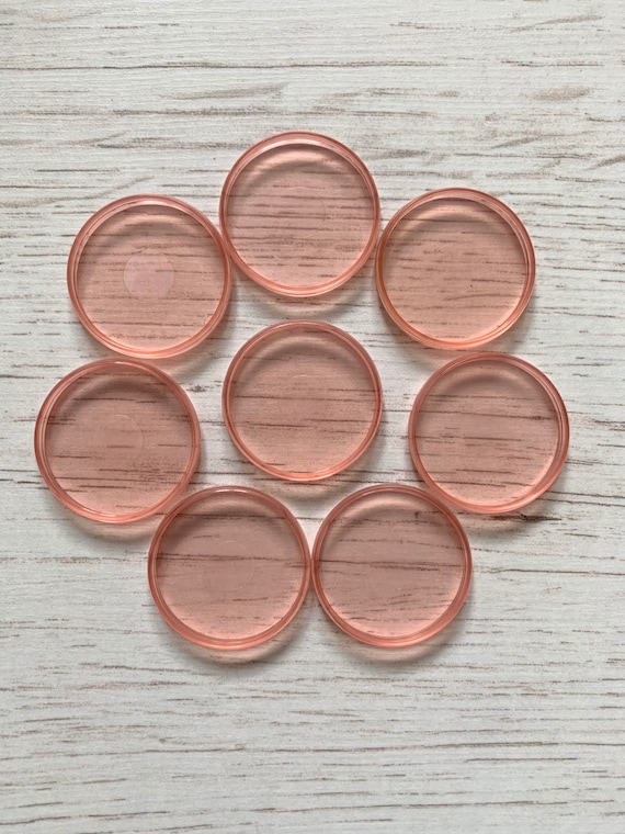 29mm Clear Pinky Red Discbound Planner Discs 1.25 Pink - Etsy UK