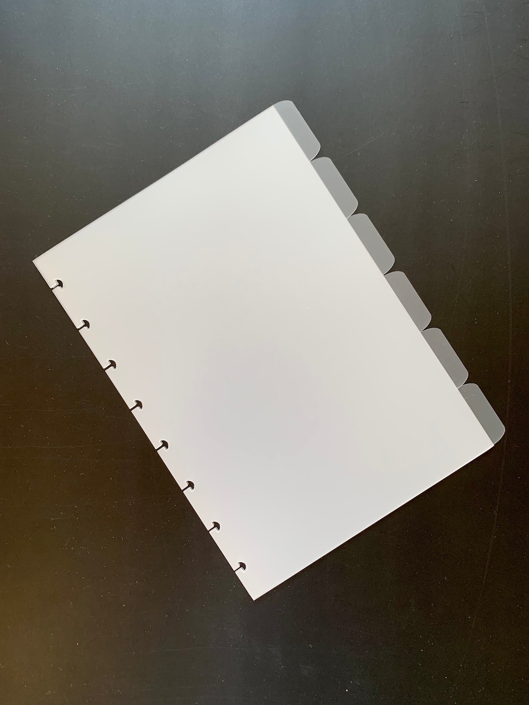 6 Side Tab Dividers for A5 Discbound Planners | A5 Side Tab Discbound ...