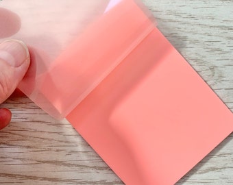 Neon Yellow Transparent Sticky Notes Revision Sticky Notes | Etsy