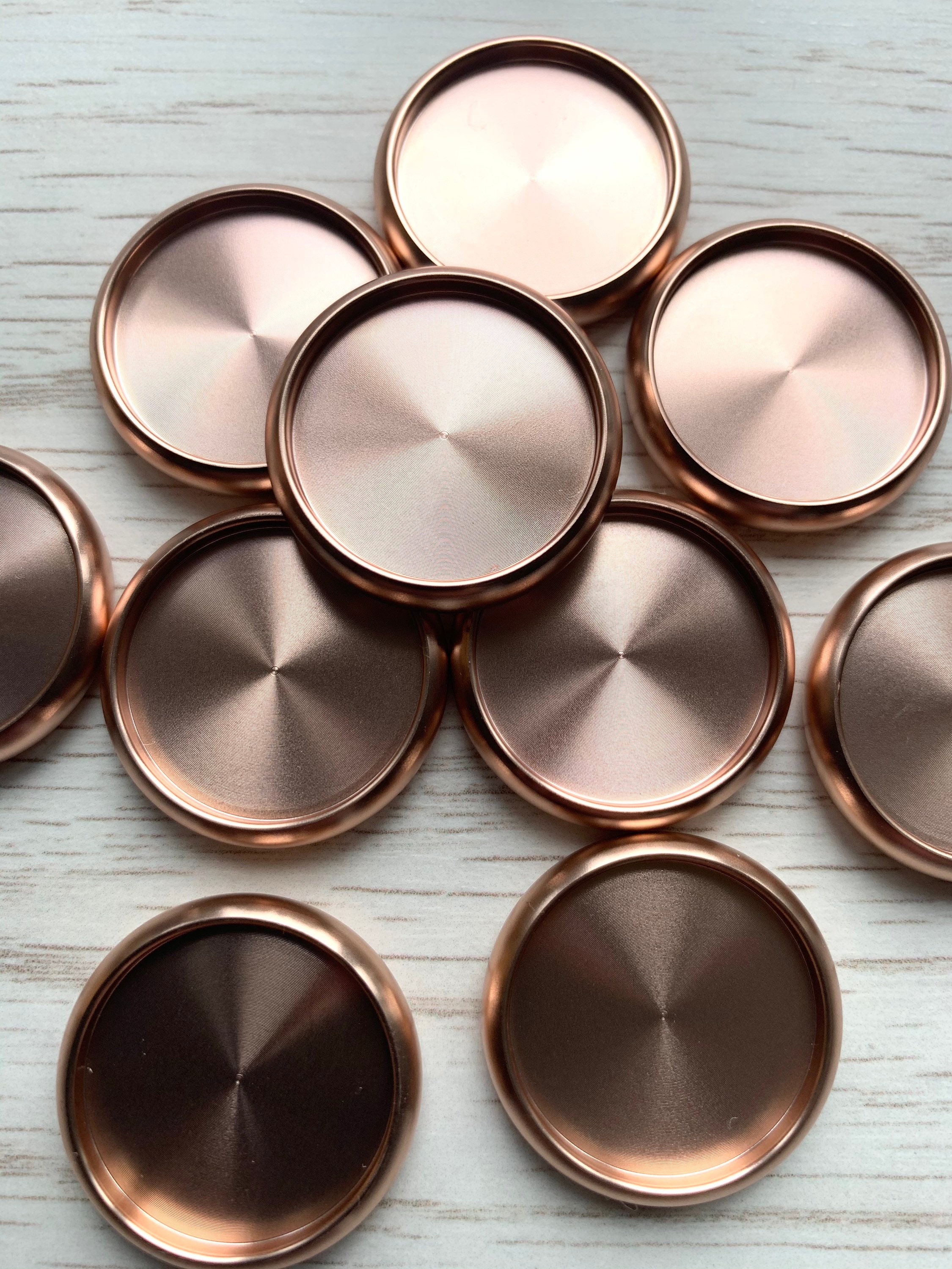 24mm Rose Gold Aluminium Binding Discs 0.9 Planner | Etsy