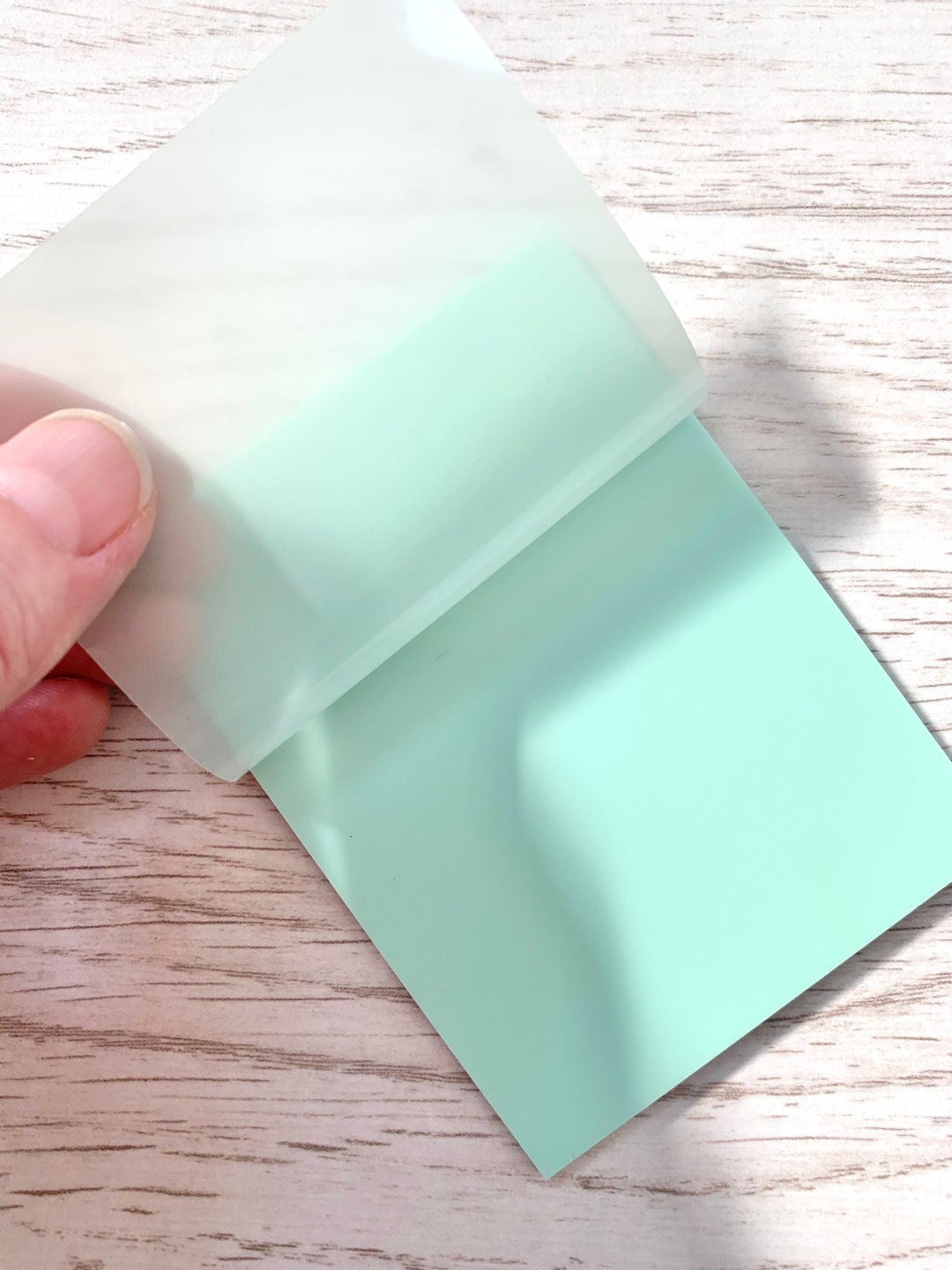 Pale Green Transparent Sticky Notes | Pale Green Revision Sticky Notes ...