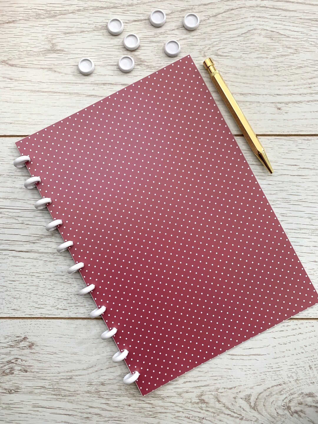 Red A4 Discbound Notebook A4 Discbound Refillable Journal - Etsy