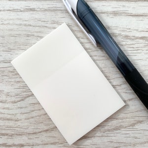 Small Rectangular Transparent Sticky Notes | Small Rectangular Revision ...