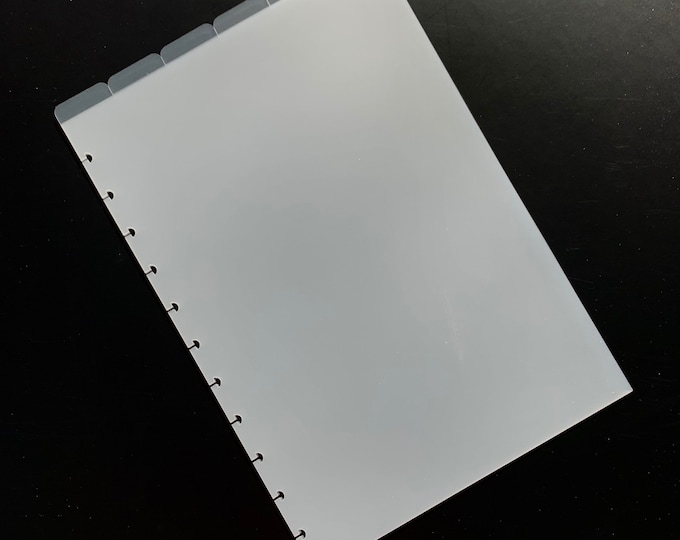 6 Top Tab Dividers for A4 Discbound Planners A4 Top Tab Discbound ...