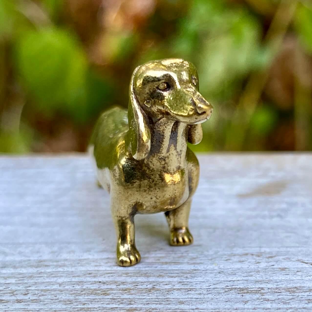 Solid Brass Dachshund Dog – Symbol of Courage, Loyalty & Tenacity - Etsy