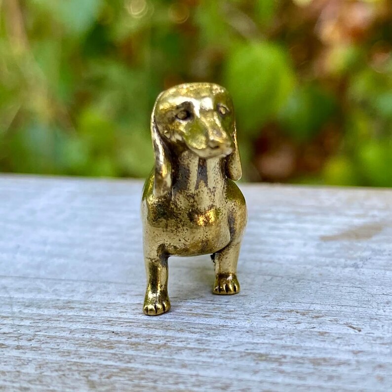Solid Brass Dachshund Dog – Symbol of Courage, Loyalty & Tenacity - Etsy