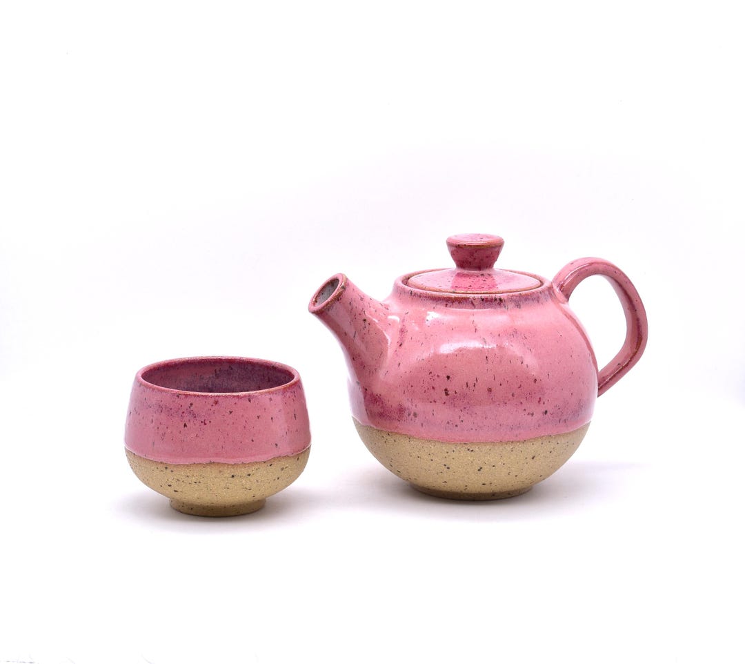 Teapot Set for One, Handmade, Choose Your Favourite Colour, Small ...