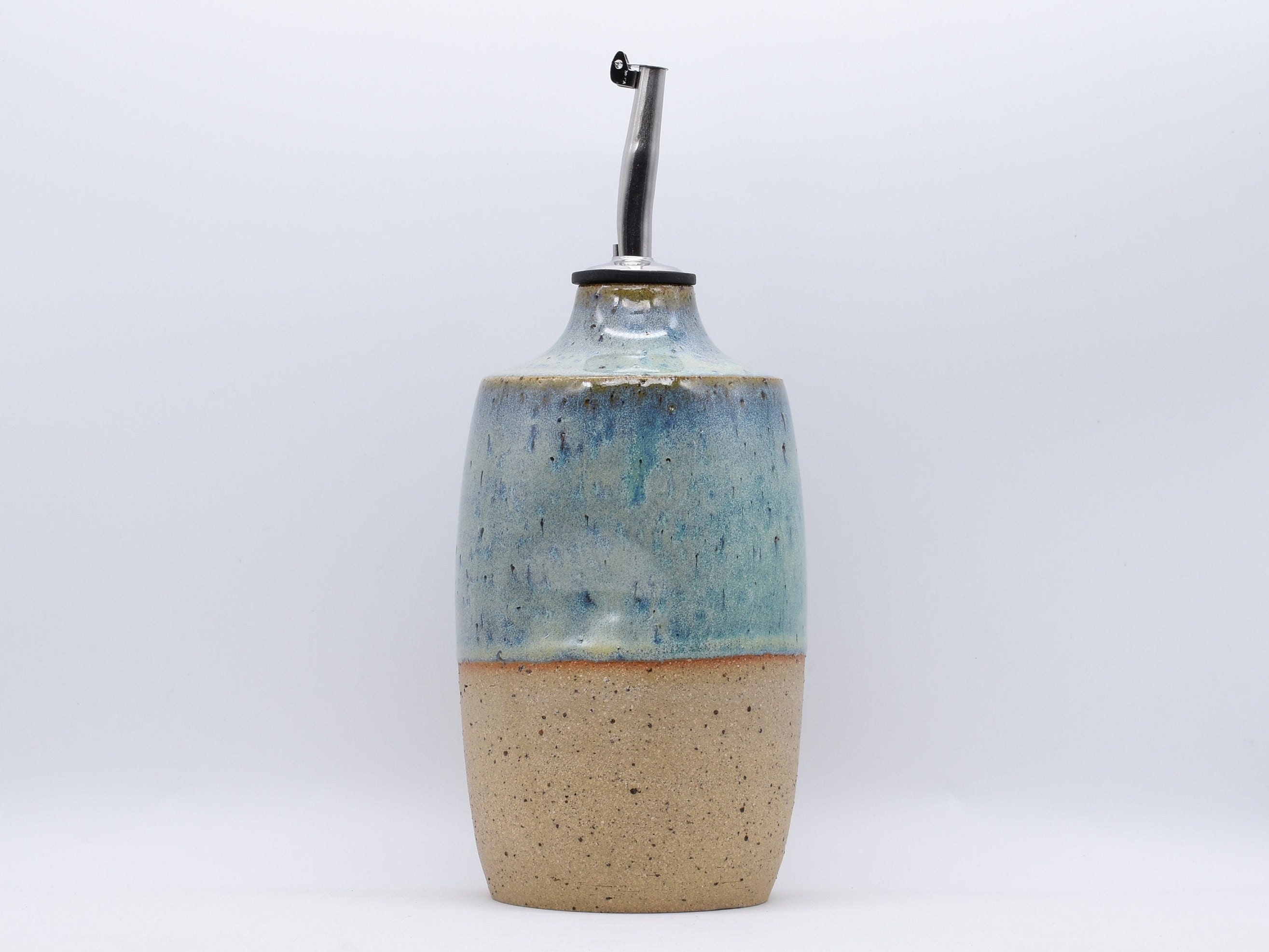 Pottery Ceramic Kitchen Oil Pourer. Vinaigrette Pourer Oil Kitchen ...