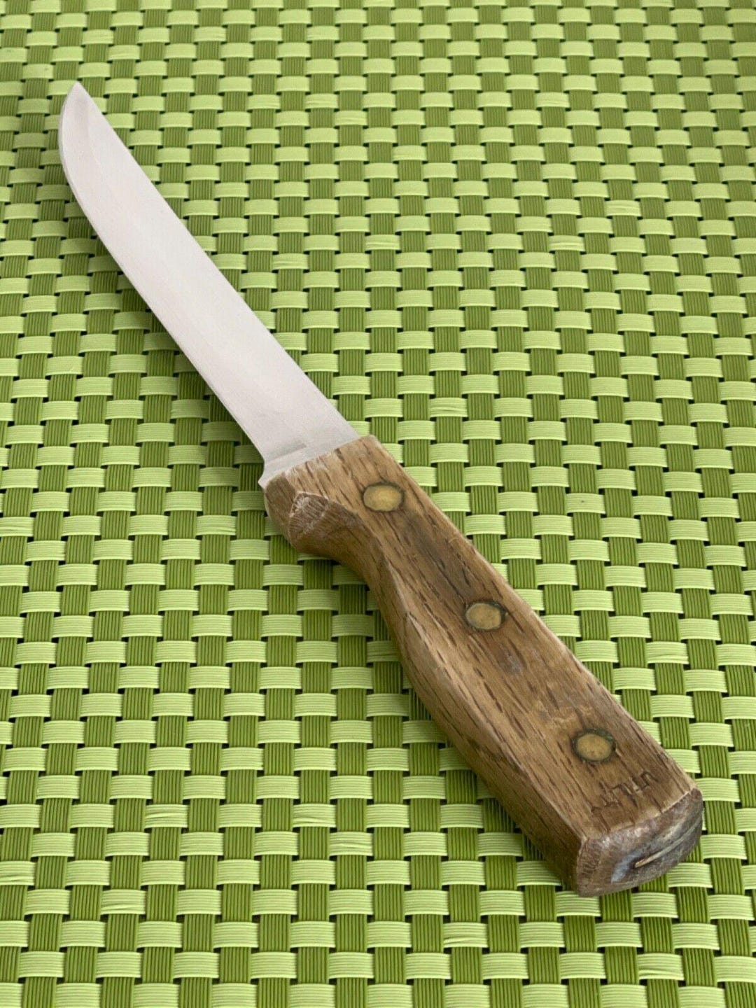 Lifetime Cutlery OLD HOMESTEAD Stainless 6" Blade Utility Knife Wood ...