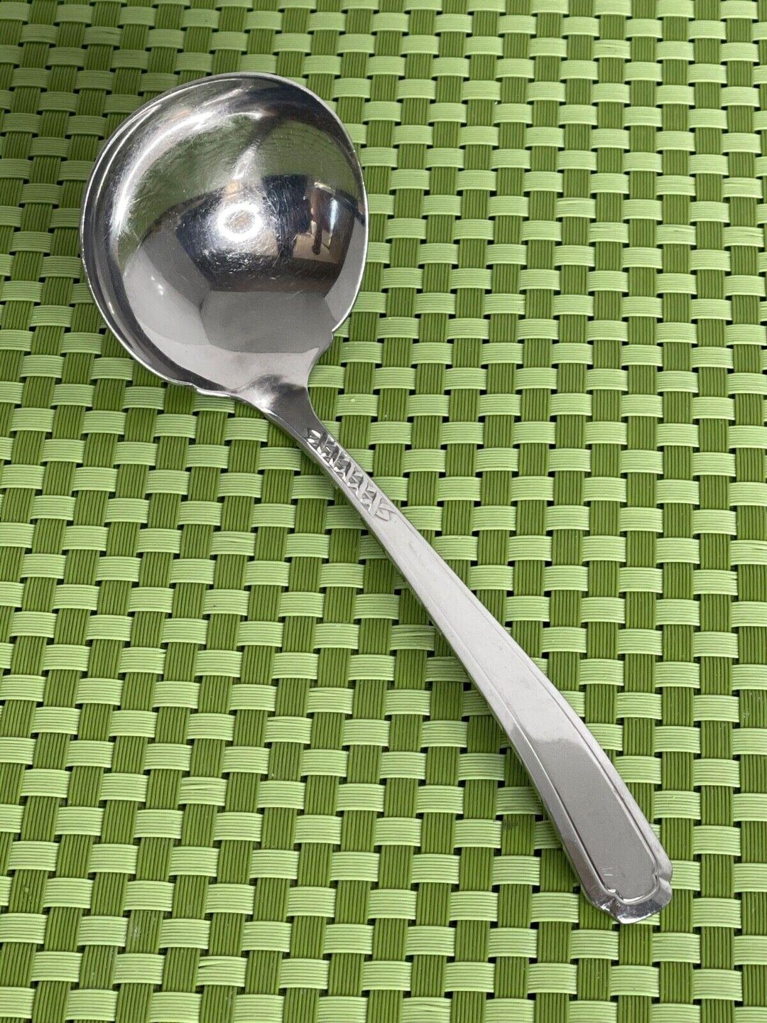 Oneida Flight Deluxe Stainless Oneidacraft Gravy Ladle Glossy Flatware ...