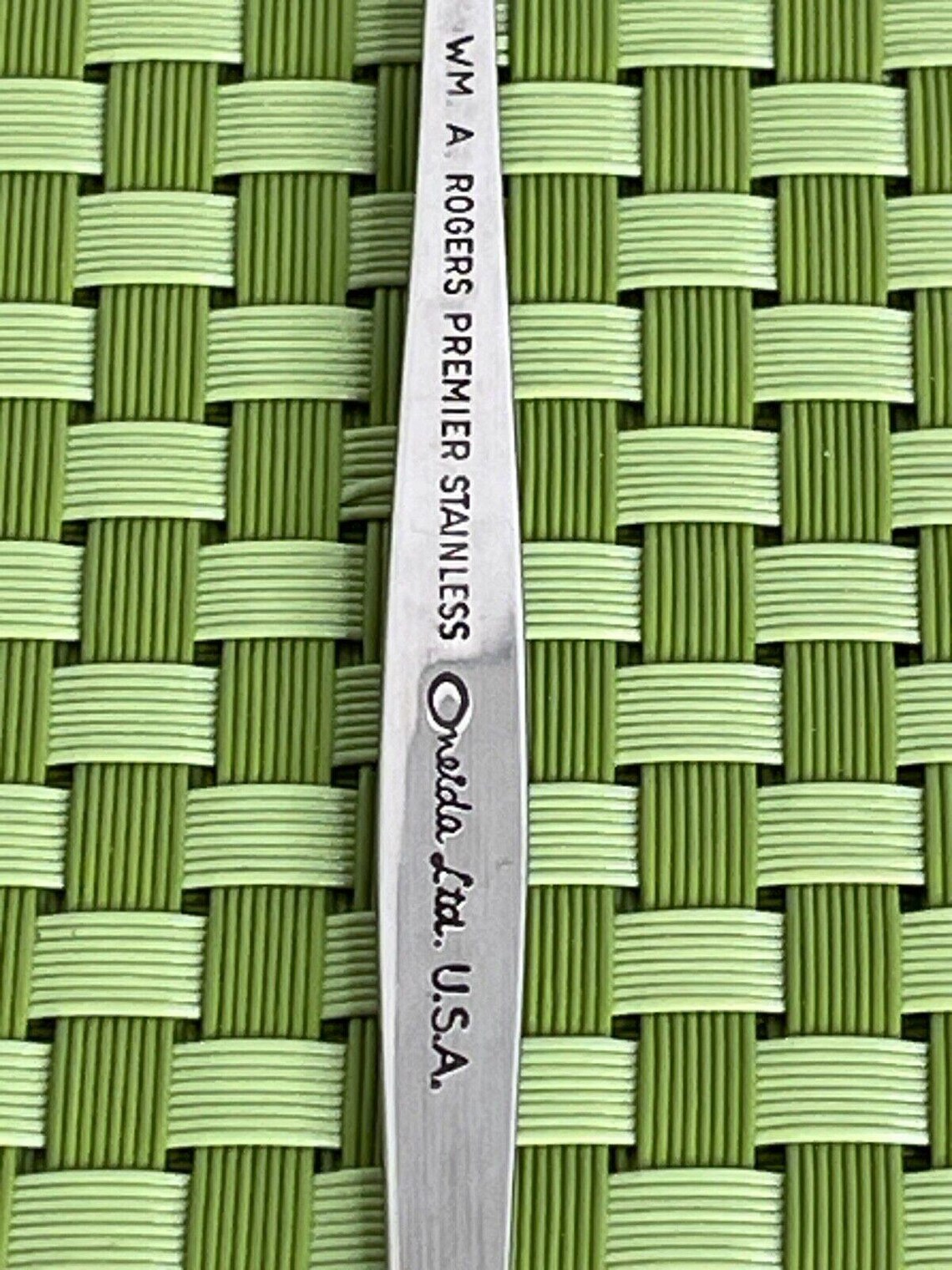 Oneida SPANADA Stainless WM A Rogers Premier 8 Cocktail Forks Burnished ...