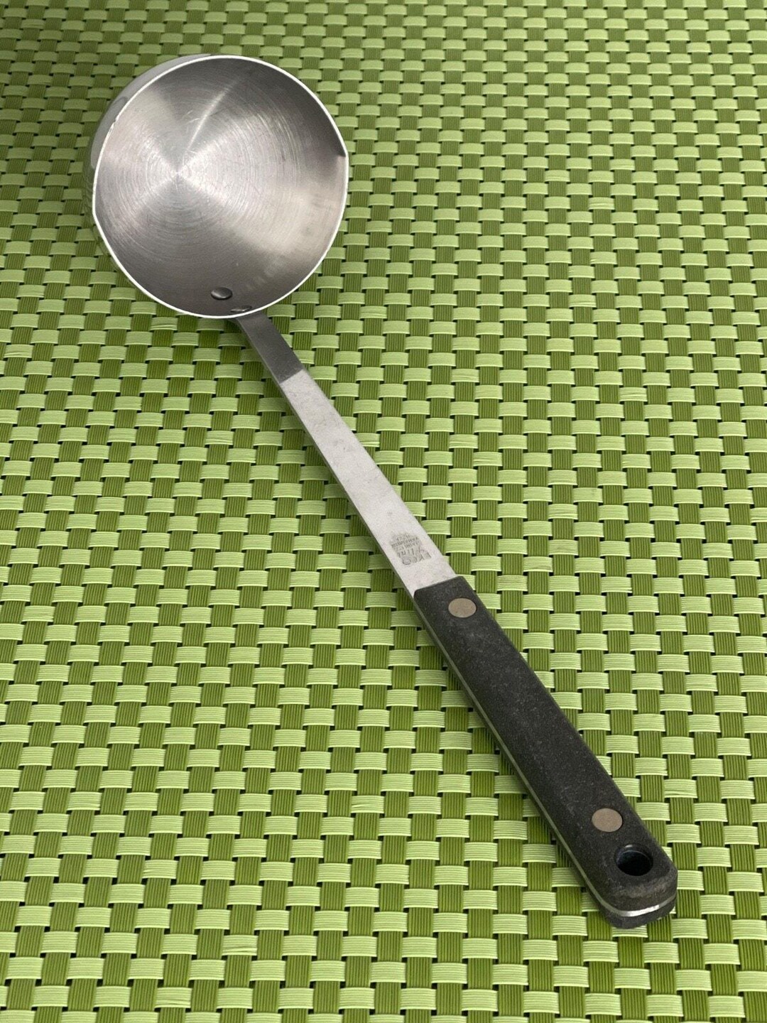 EKCO Flint Stainless Gravy Ladle Vanadium USA Kitchen Utensil Black ...