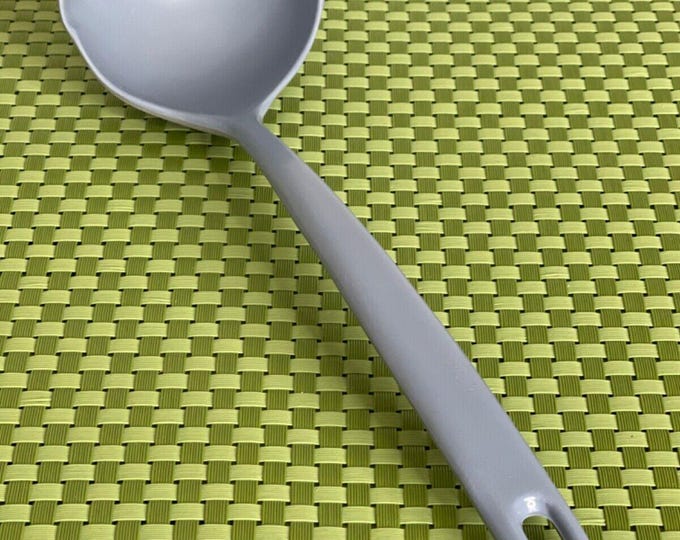 EKCO Double Spouted Gravy Ladle Melamine BLUE Spoon Utensil Taiwan - 11 ...
