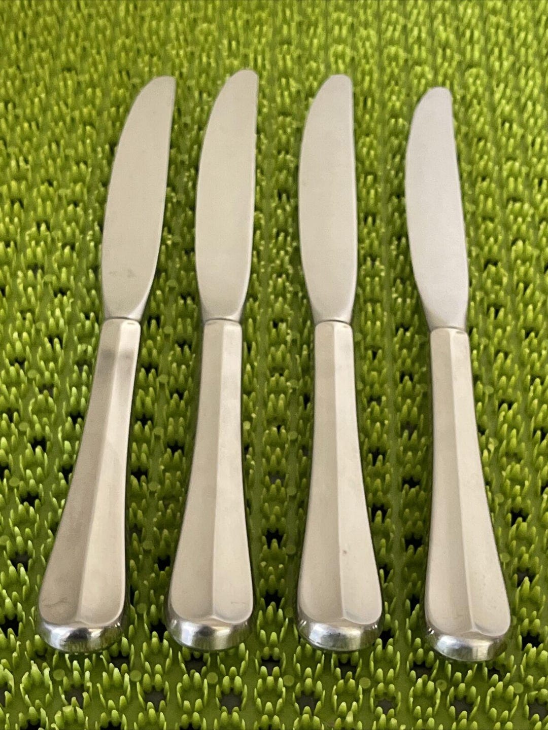 Gorham ETHAN ALLEN Stainless 4 Dinner Knives Satin Flatware E32VG - Etsy