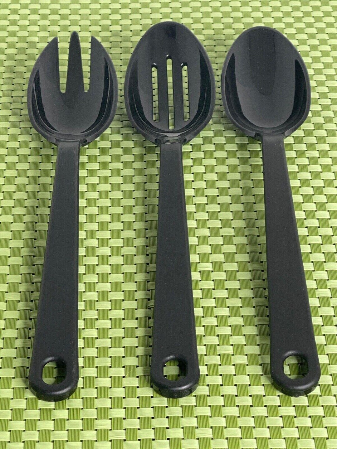 Tailor Made Products Black Nylon 3pc Serving Set USA Spoons Spork ...