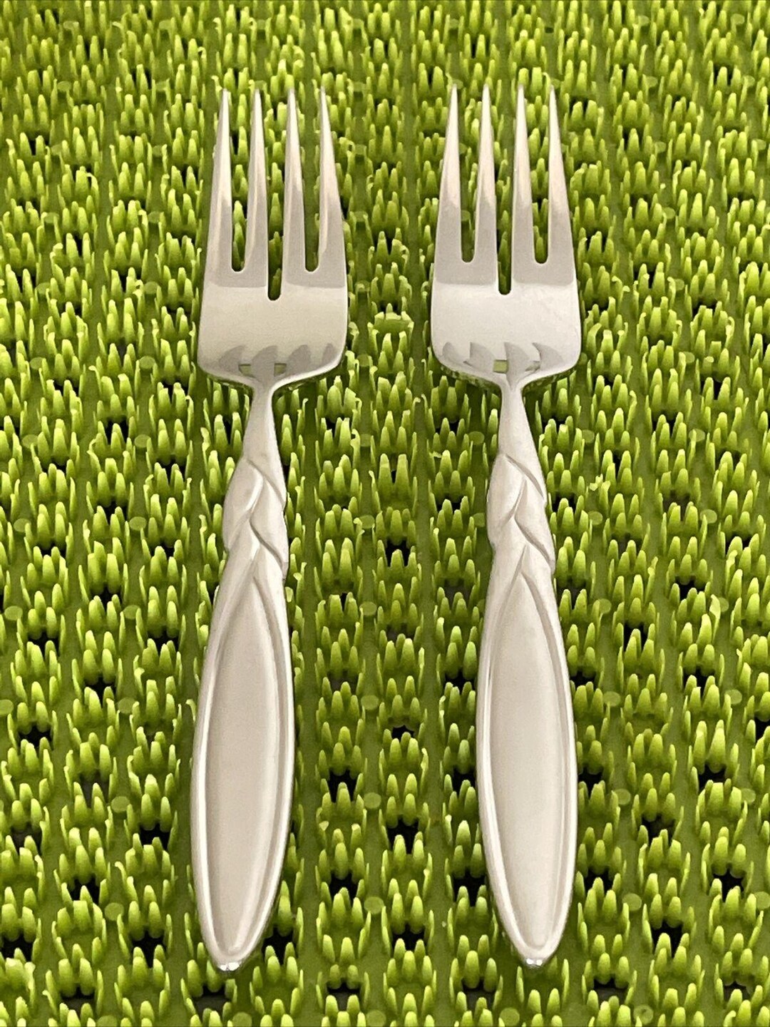 Yamazaki Toffolon VINEYARD ICE Stainless 2 Salad Forks Frost Korea ...