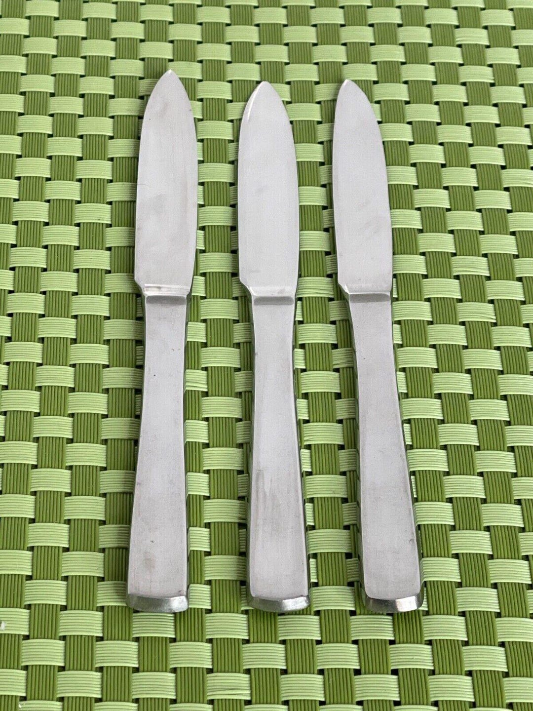 Gense FACETTE Stainless 3 Fruit Knives Satin Extra Sweden Flatware - Etsy